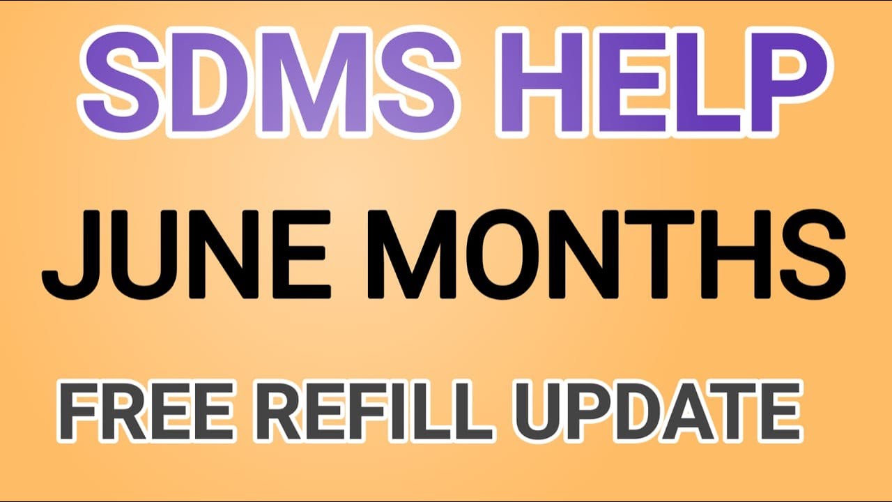 FREE REFILL UPDATE JUNE MONTH WITH PROOF sdms help - YouTube