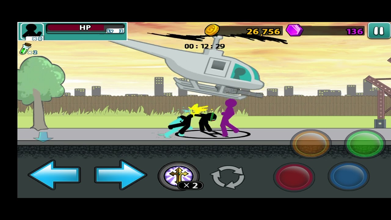 Anger of stick man 5 gameplay 3rd level - YouTube