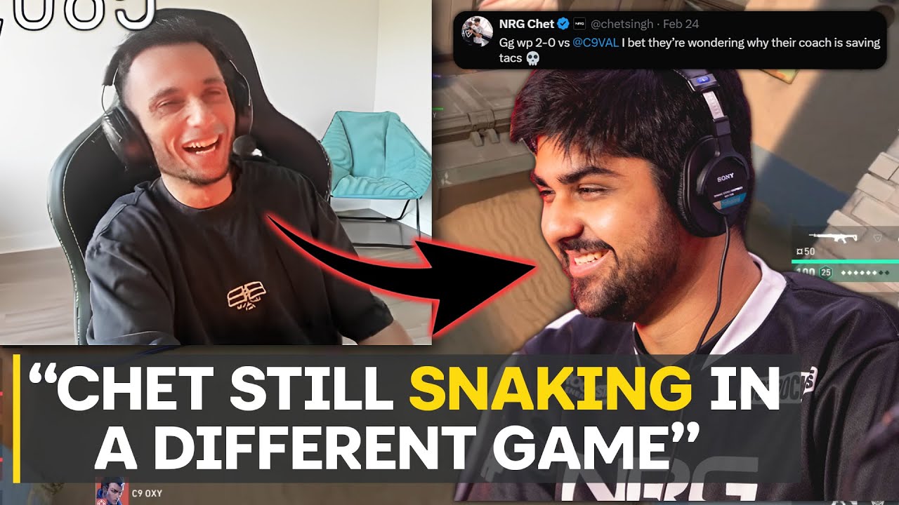 FNS On NRG Chet Playing Mind Games With C9's Coach & Making Them Lose ...
