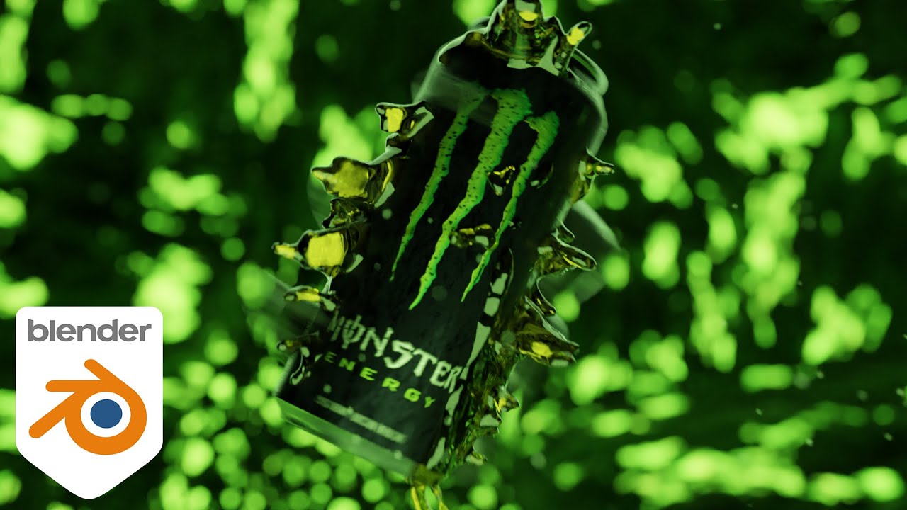 "Run" Blender 3D Fake Monster Energy Commercial Animation - YouTube