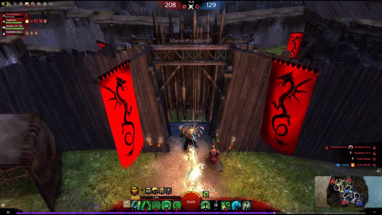 GW2 PVP Match- Scourge - YouTube