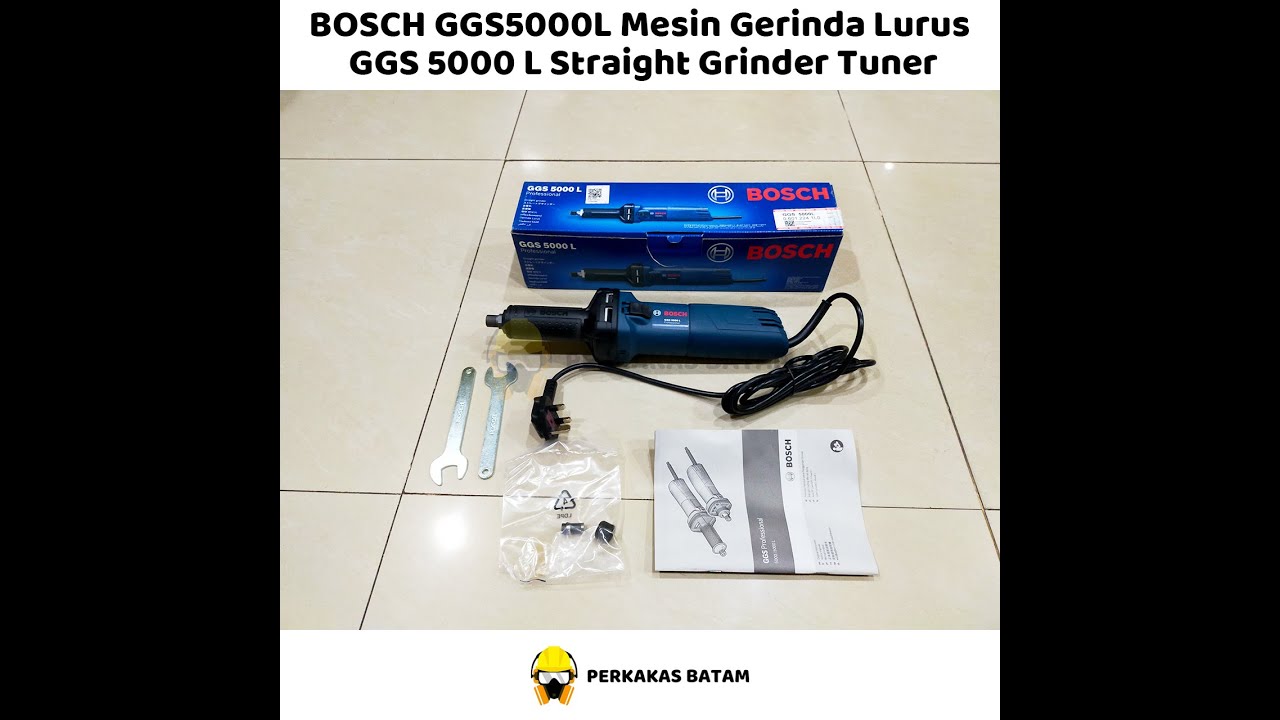 BOSCH GGS5000L Mesin Gerinda Lurus GGS 5000 L Straight Grinder Tuner ...