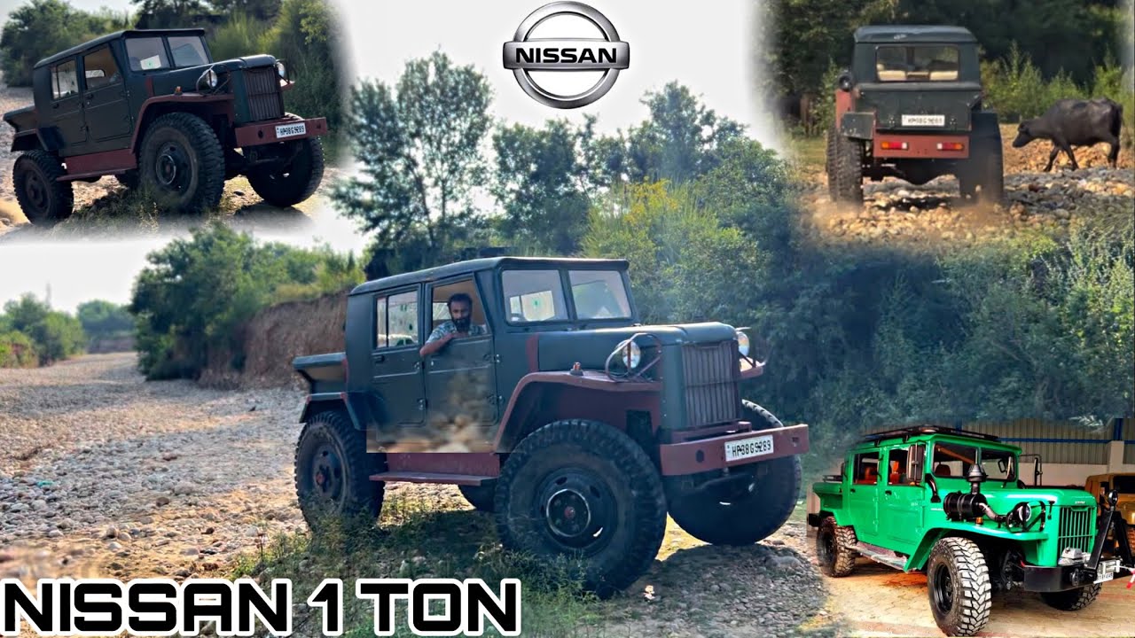 Nissan 1 ton jonga | Fully modified Jonga Kya ispe offroad krr skte ha ...