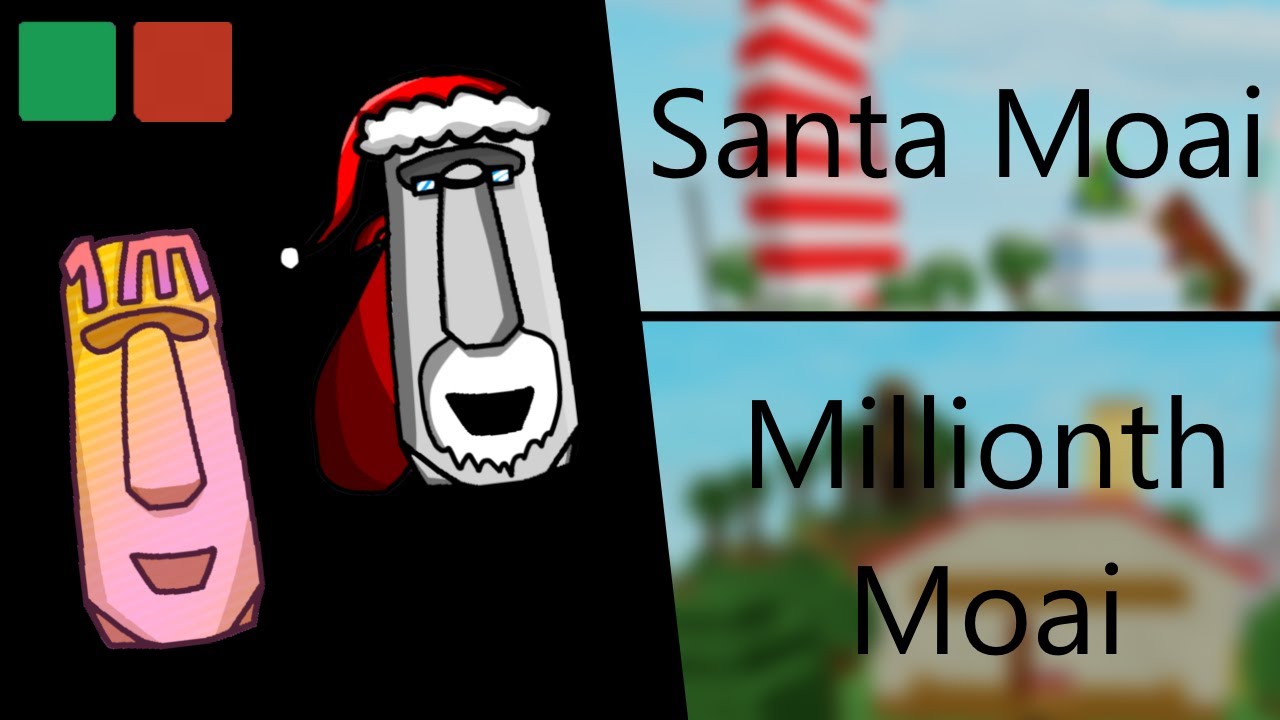 Millionth & Santa Moai - Find The Moai's - YouTube