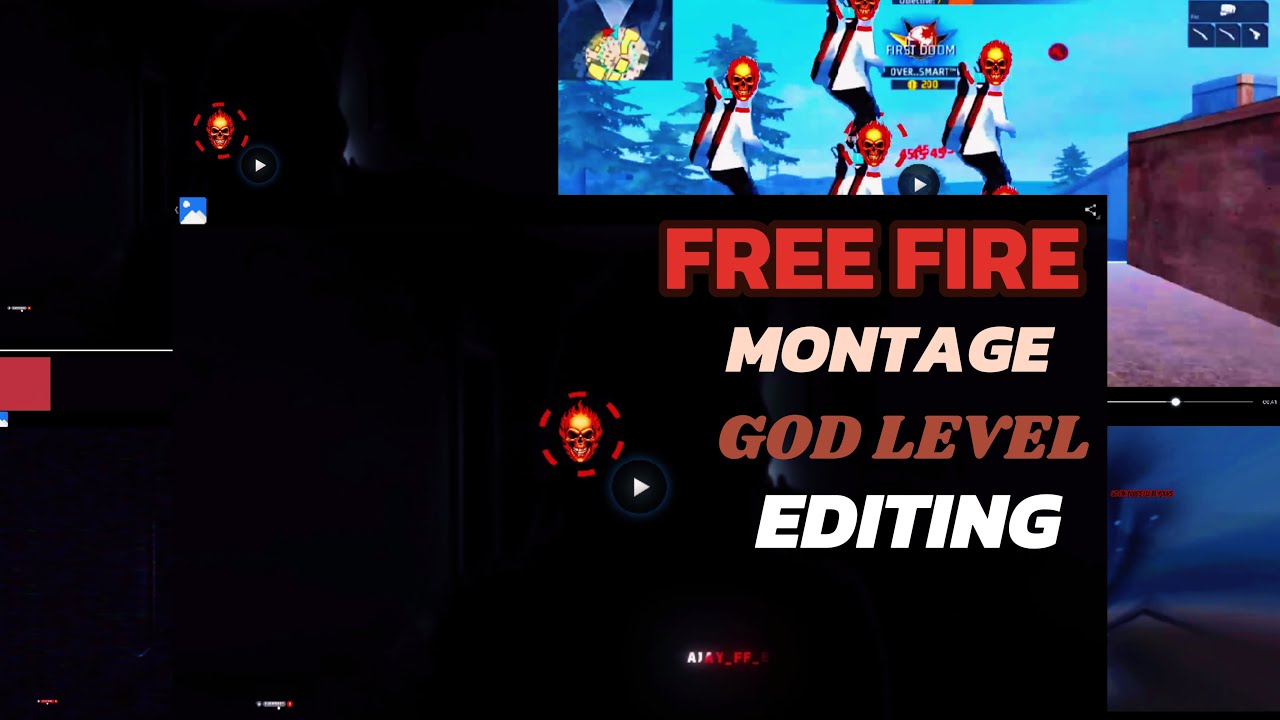 FREE FIRE ||GOD LEVEL||MONTAGE EDITING IN CAP CUT PRO - YouTube