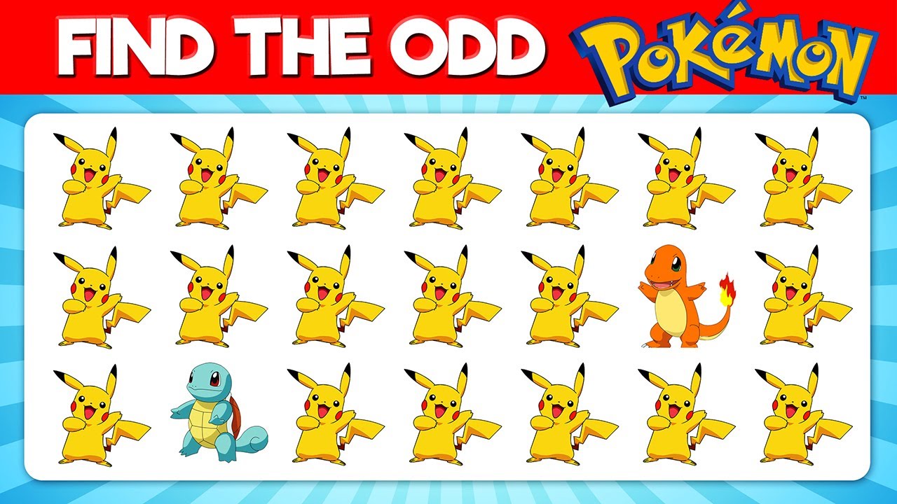 Find the Odd One Out: POKEMON edition - YouTube