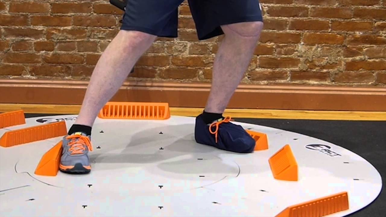 ANKLE SPRAIN REHAB EXERCISE #6 - Lateral Slide Lunge - YouTube