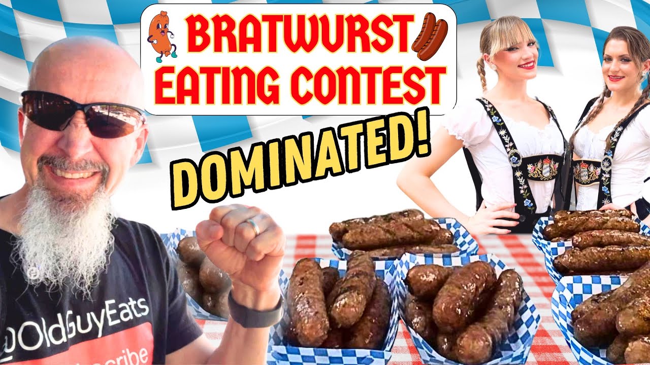 Oktoberfest Bratwurst Eating Contest, First to Finish 15 Brats Wins ...