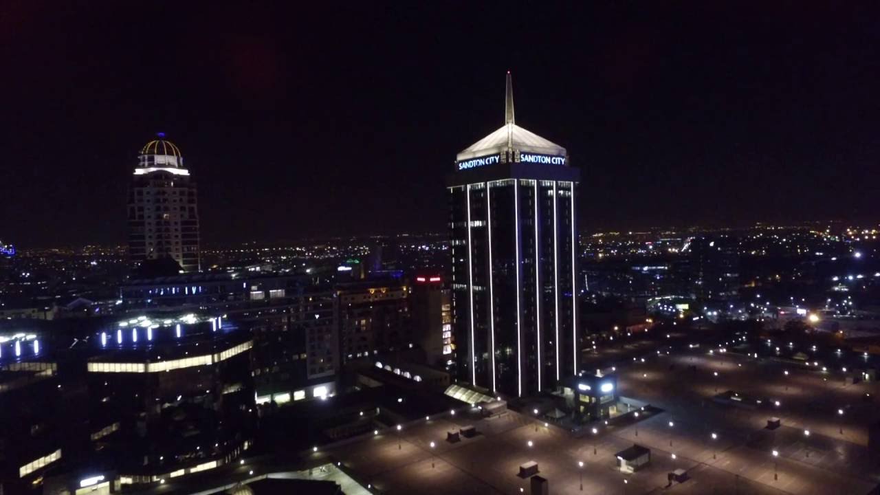 Sandton @Night - YouTube