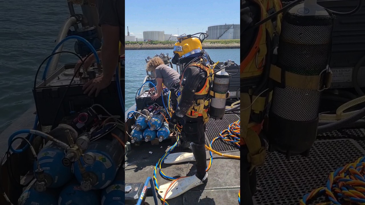 Underwater Expedition🤿: Diving Into the Depths of Giant Container Ships ...