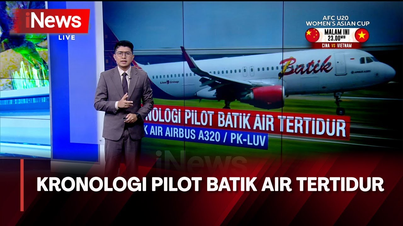 Pilot Batik Air Tertidur saat Terbang, Kemenhub Berikan Sanksi Teguran ...