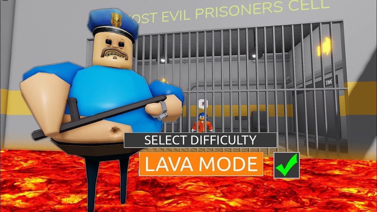 Escape Barrys Prison Run New Lava Mode Added New Update Roblox Hd