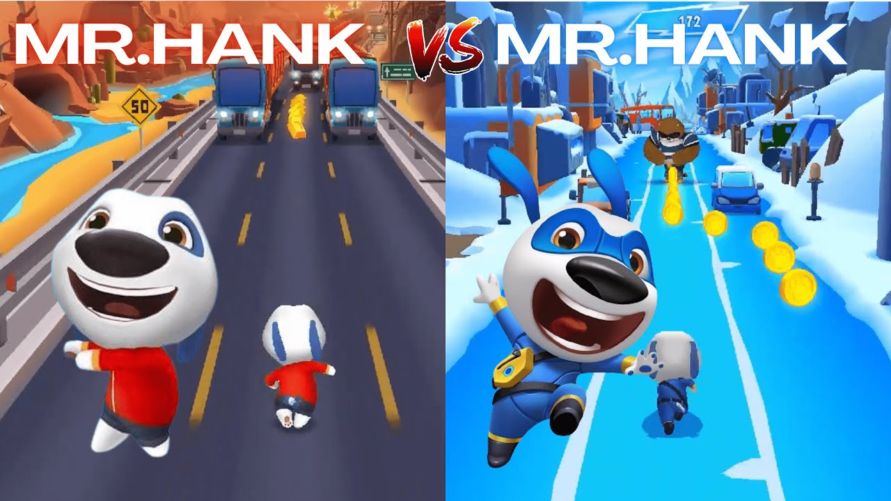 Mr. Hank Gold run Vs Mr. Hank Hero dash || latest new Fullscreen ...