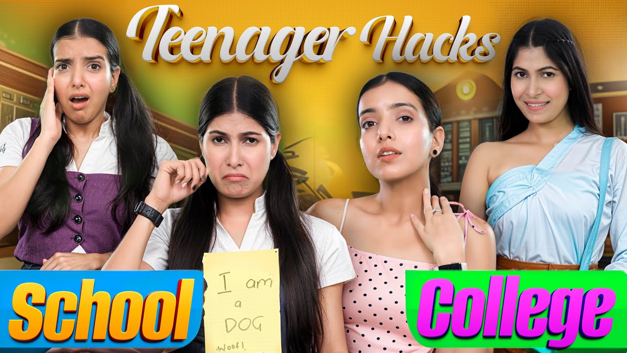 13 Teenager Hacks for School vs College | Student Life | Anaysa - YouTube