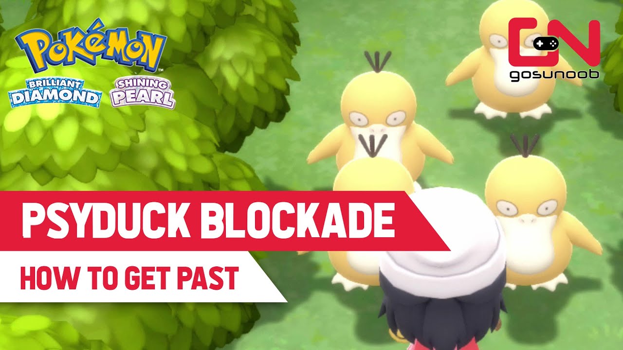 How to Get Past Psyduck Road 210 Blockade to Celestic Town | Pokemon ...