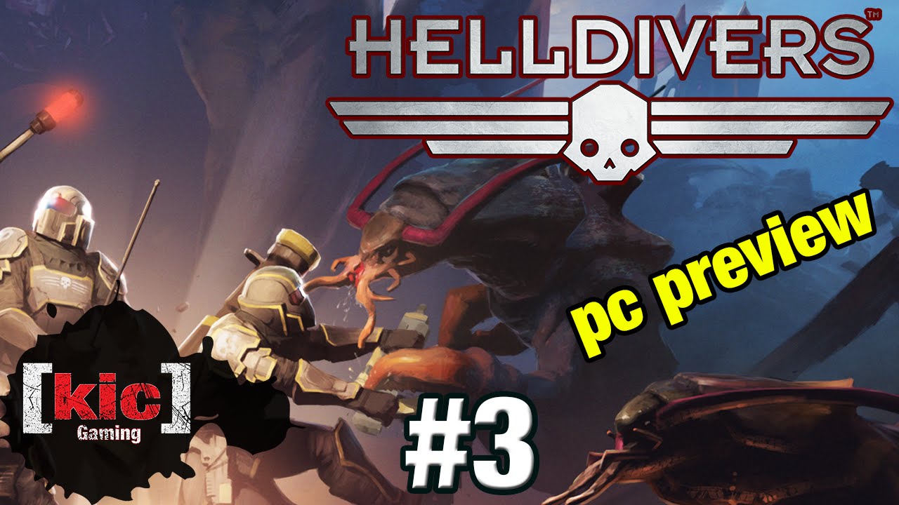 HELLDIVERS PC/Windows Steam preview -- twinstick single player gameplay ...