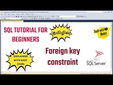 Foreign key | SQL in Tamil | Tech With Hema Tamil