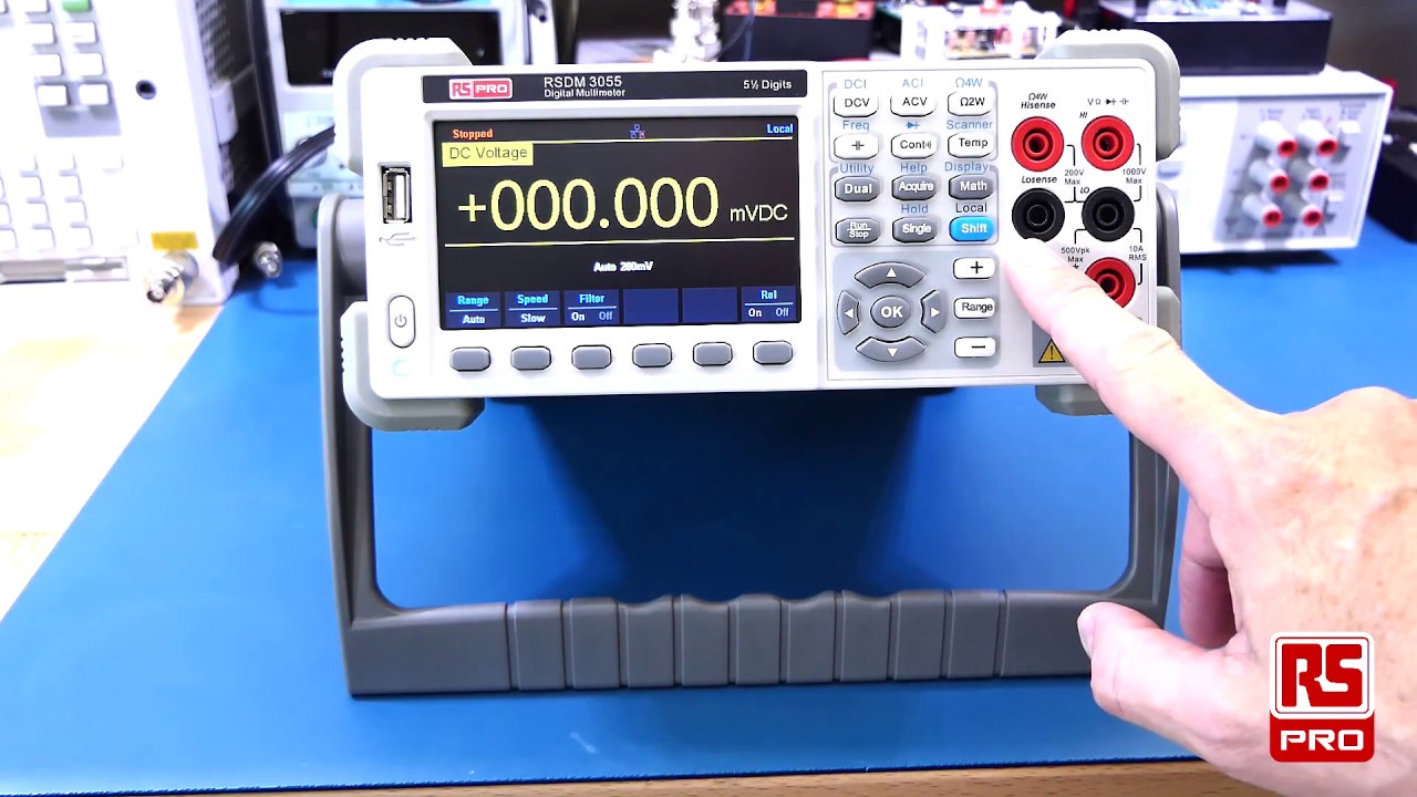 RS Pro RSDM 3055 Digital Multimeter - YouTube