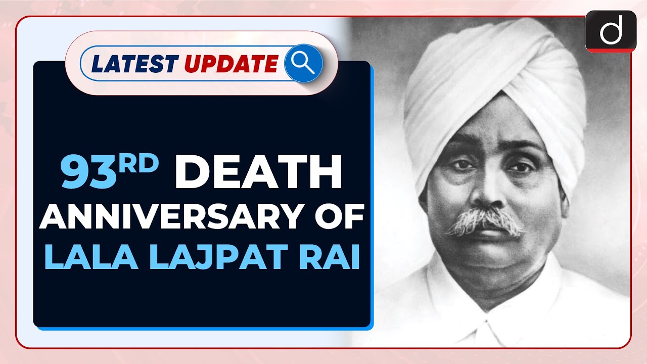 Lala Lajpat Rai's 93rd Death Anniversary : Latest update | Drishti IAS ...