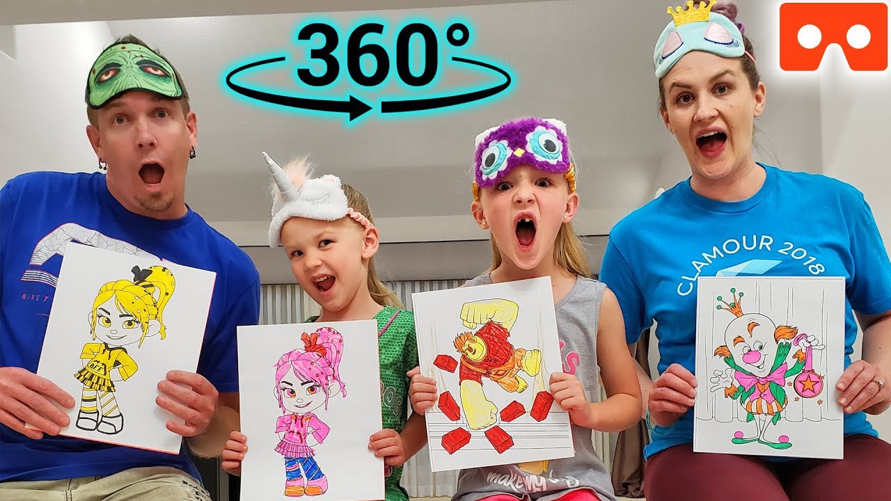 3 Marker Challenge Wreck-It Ralph!!! VR 360 Video! - YouTube