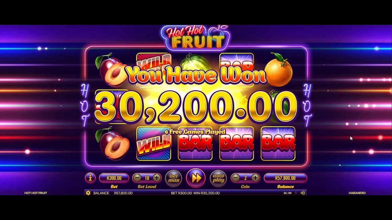 Biggest Win on Hot Hot Fruit #slots - YouTube