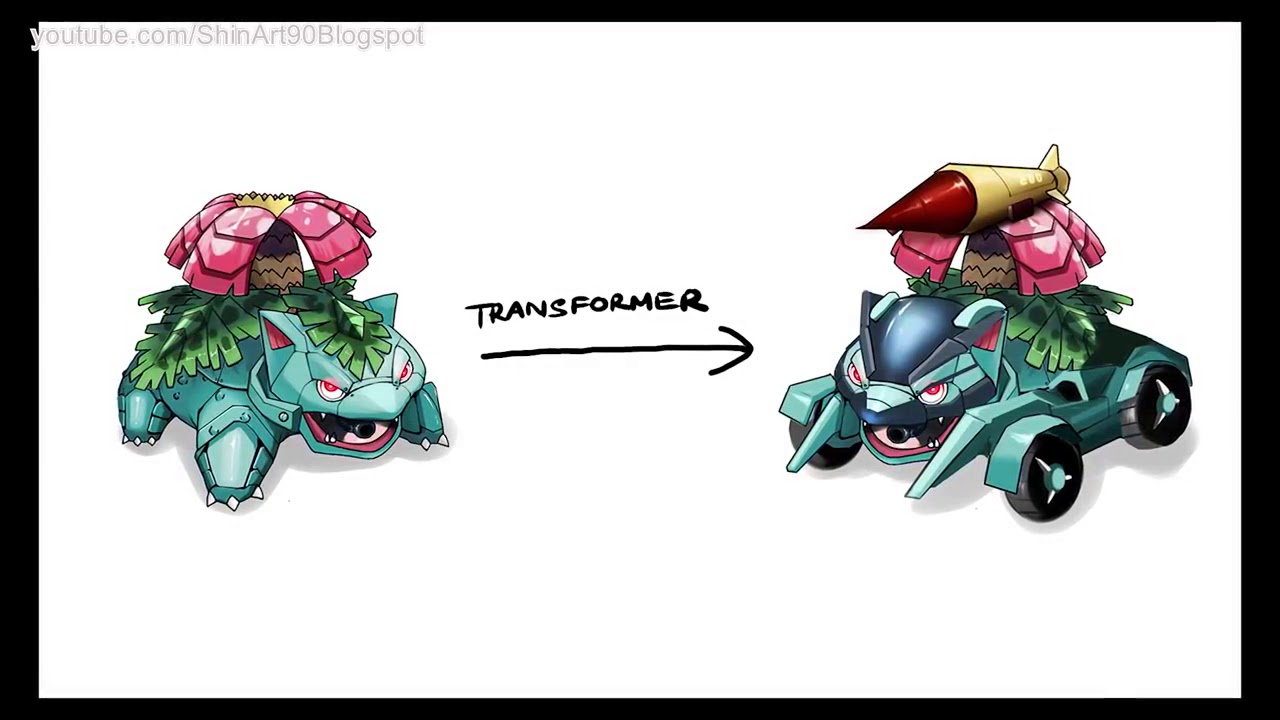 Pokemon Characters As Transformer Compilation - PART 1. - YouTube
