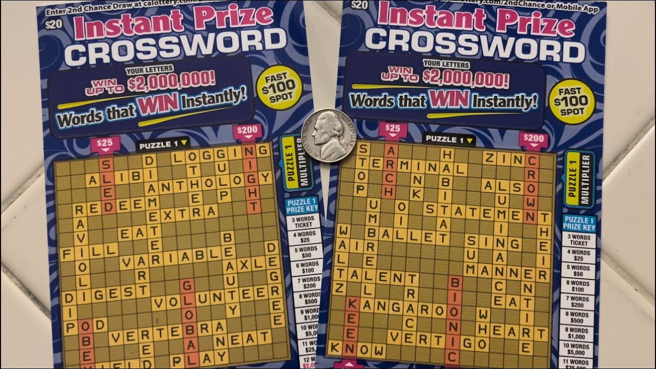 Instant Prize Crosswords! - YouTube
