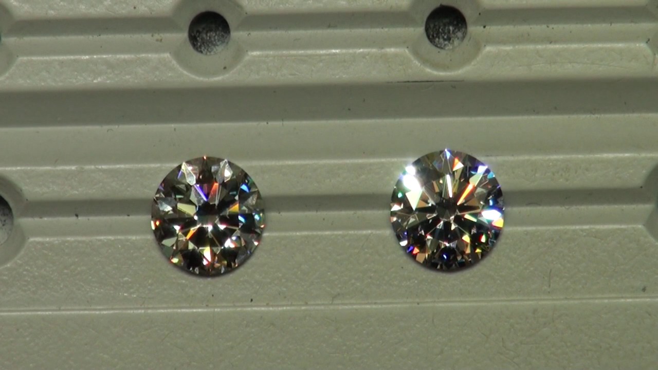 2ct G VS1 vs. 2ct E VS2 - YouTube