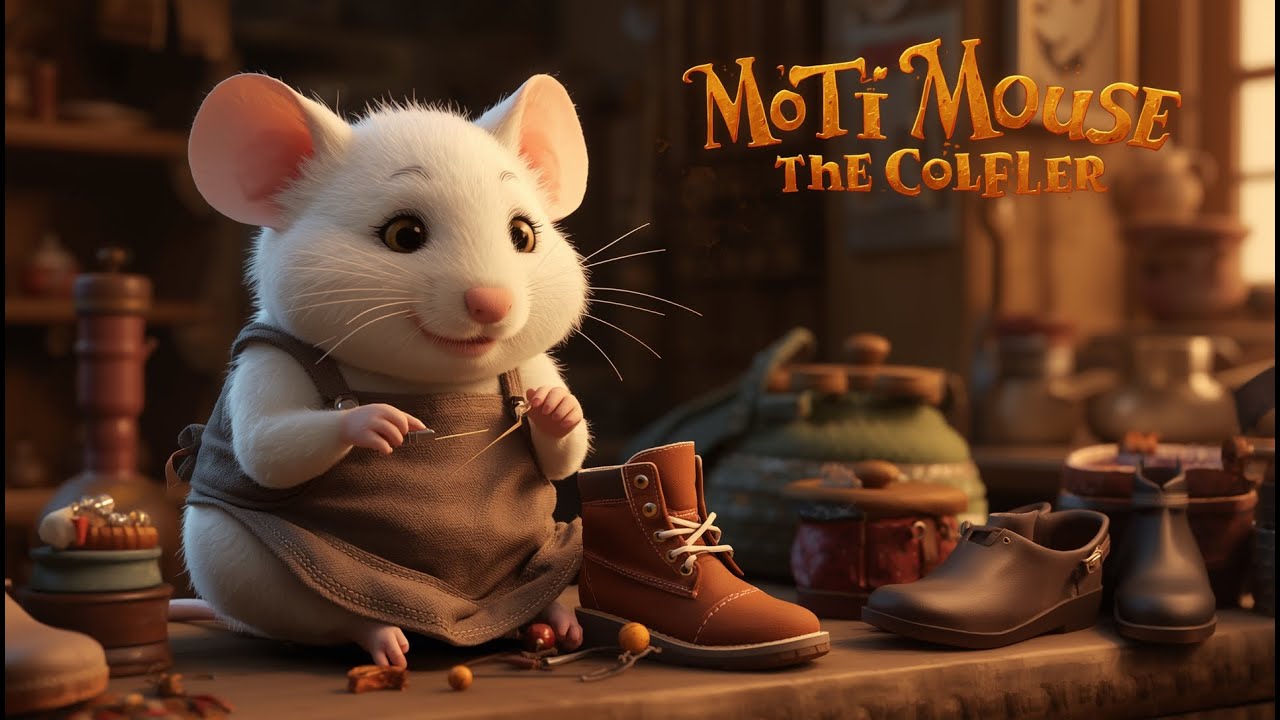 Moti Mouse the Cobbler 🐭👞 #cartoon #animation - YouTube