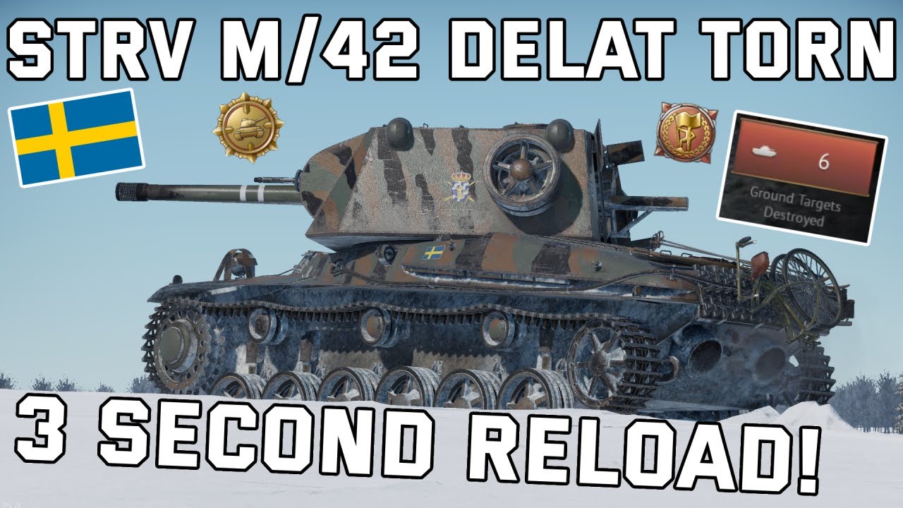 The Swedish Gunslinger! Strv M/42 Delat Torn - War Thunder - YouTube