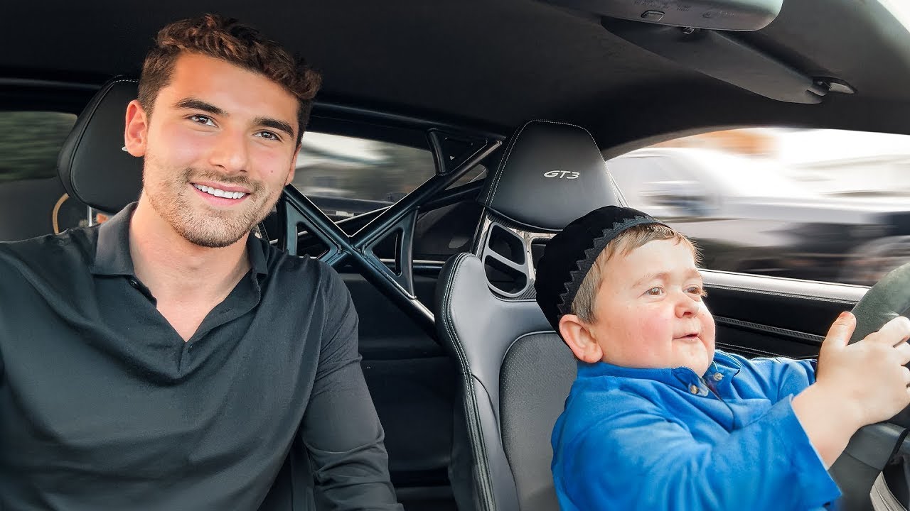 I let Hasbulla drive my Porsche GT3... - YouTube