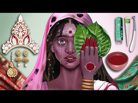 Traditional INDIAN Bride Makeup Animation // HOMELESS woman BRIDAL Makeover //