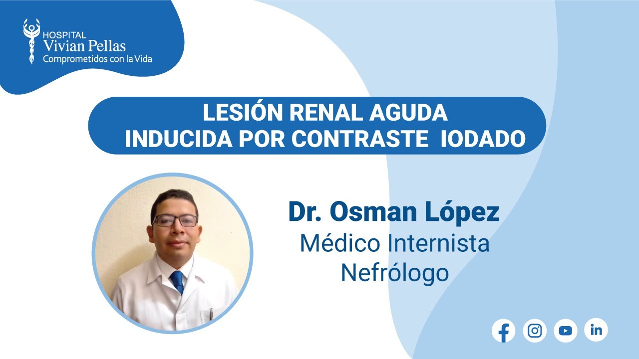 Webinar Lesión Renal Aguda inducida por contraste Iodado - YouTube