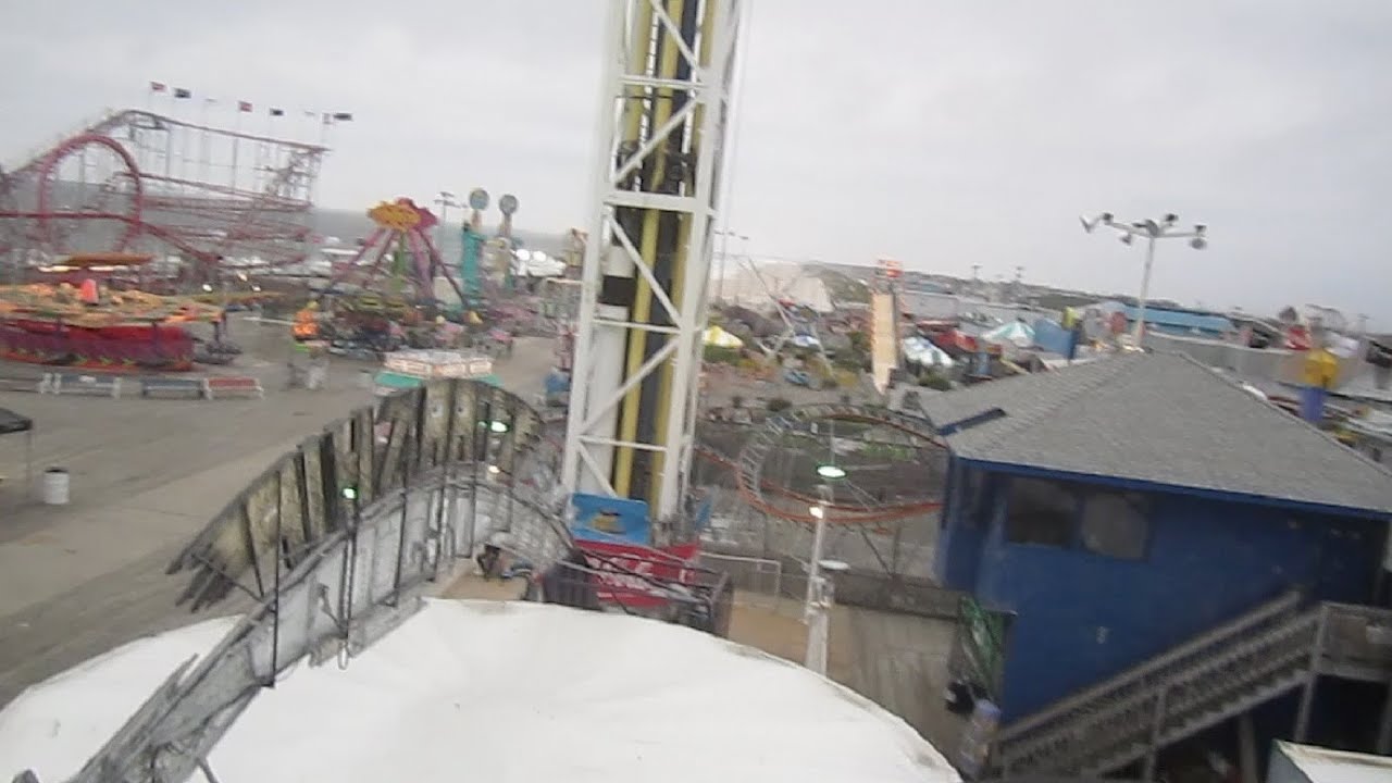 Mighty Mouse front seat on-ride HD POV Funtown Pier - YouTube