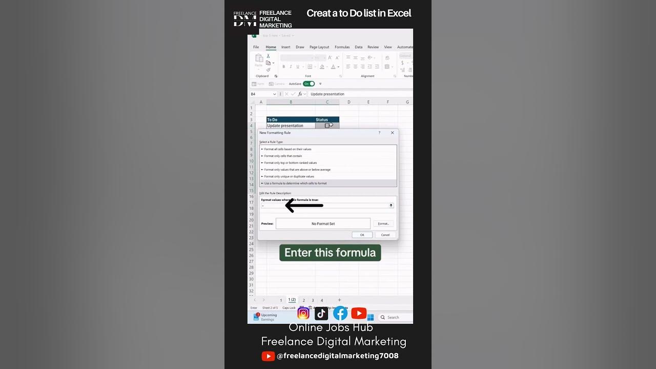 Effortlessly Create Lists in Excel: Organize Your Data Like a Pro! #excel #exceltutorial - YouTube