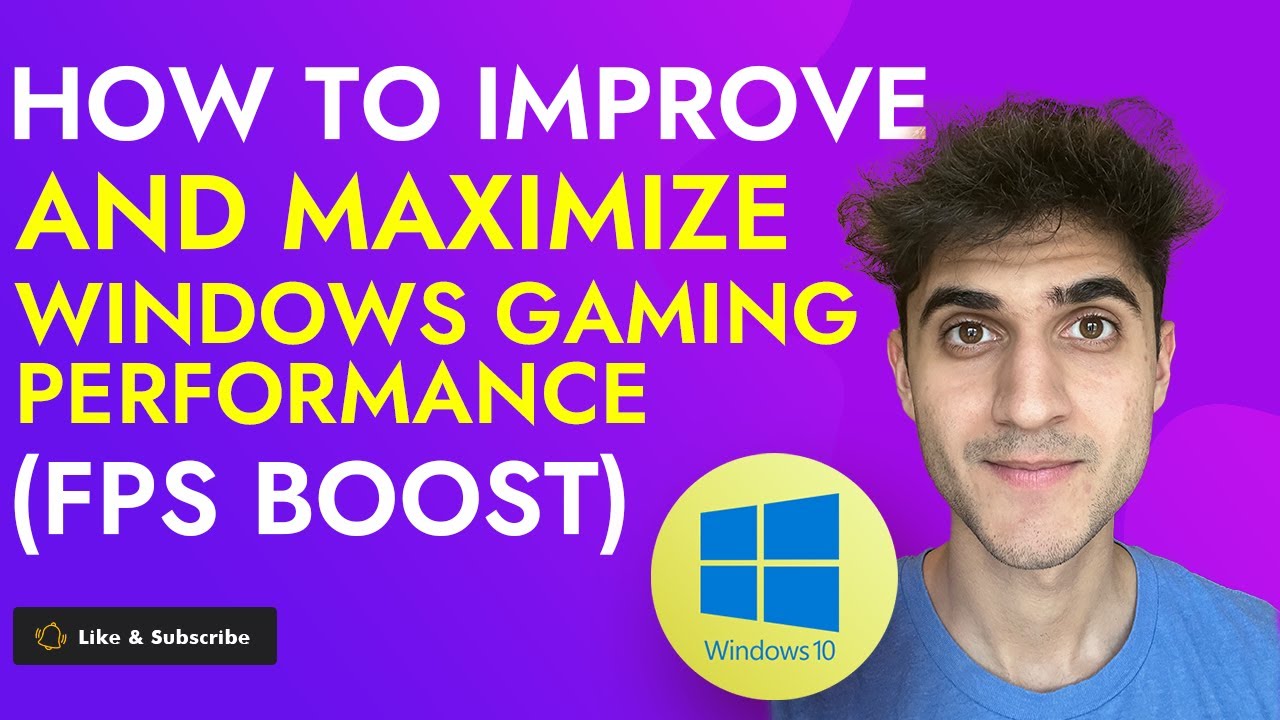 How to Improve and MAXIMIZE windows gaming performance (FPS BOOST ...