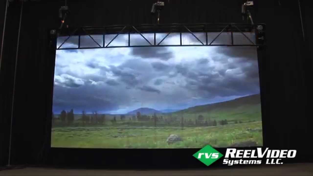 Reel Video Systems Roll Up LED Video Demo - YouTube