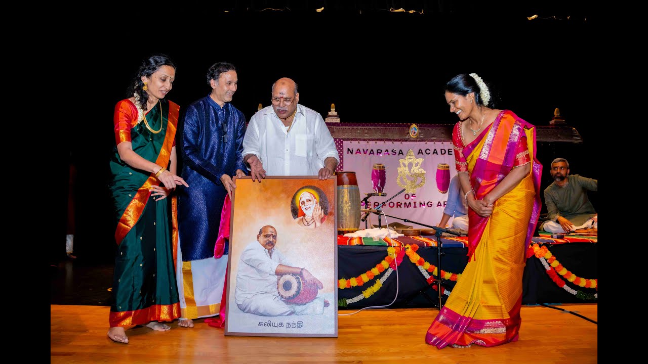 Aarush Vignesh Mridangam Arangetram - Painting + Composition of "Kanchi ...