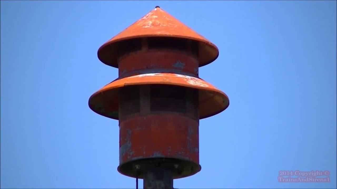 Federal Sign & Signal Model 5T Monthly Warning Siren Test, Alert ...