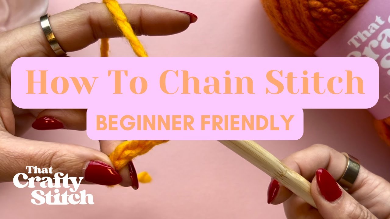 How To Chain Stitch - Beginner Crochet - YouTube