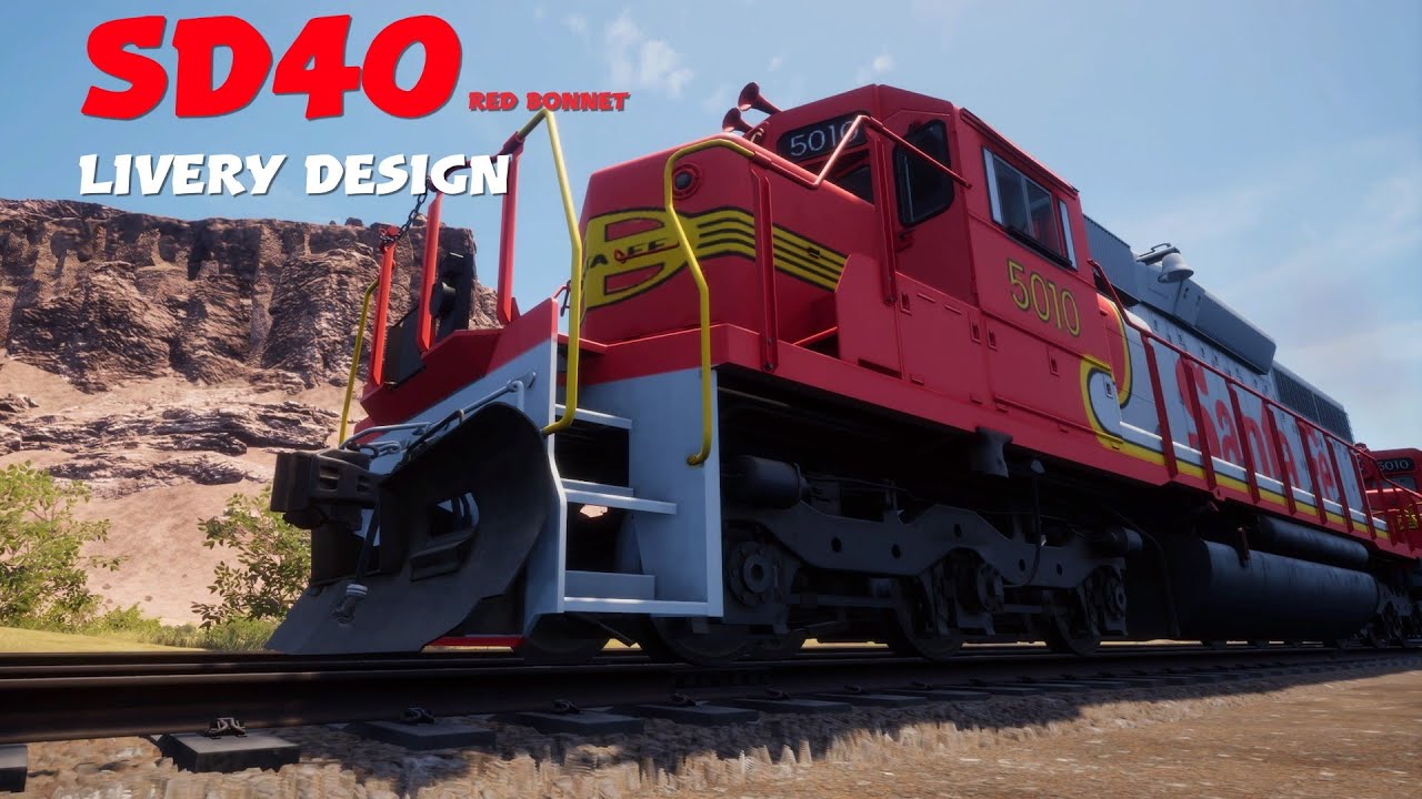 How to make Santa Fe on SD40 | TSW2 | Livery nerd - YouTube