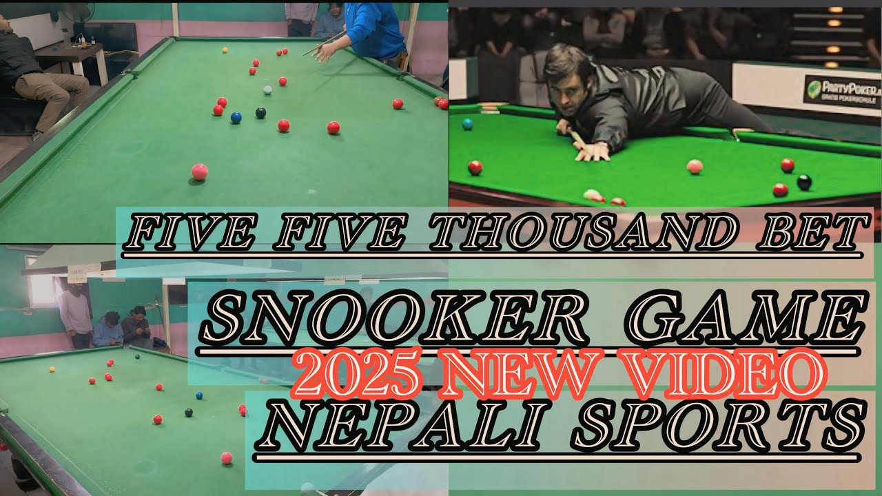 Snooker new match 2025,Snooker new video,Snooker game in nepal ...