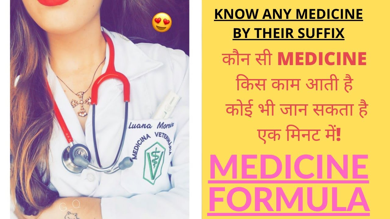 Medicine के name से उसका Use कैसे पता करे ।KNOW ANY MEDICINE BY THEIR ...