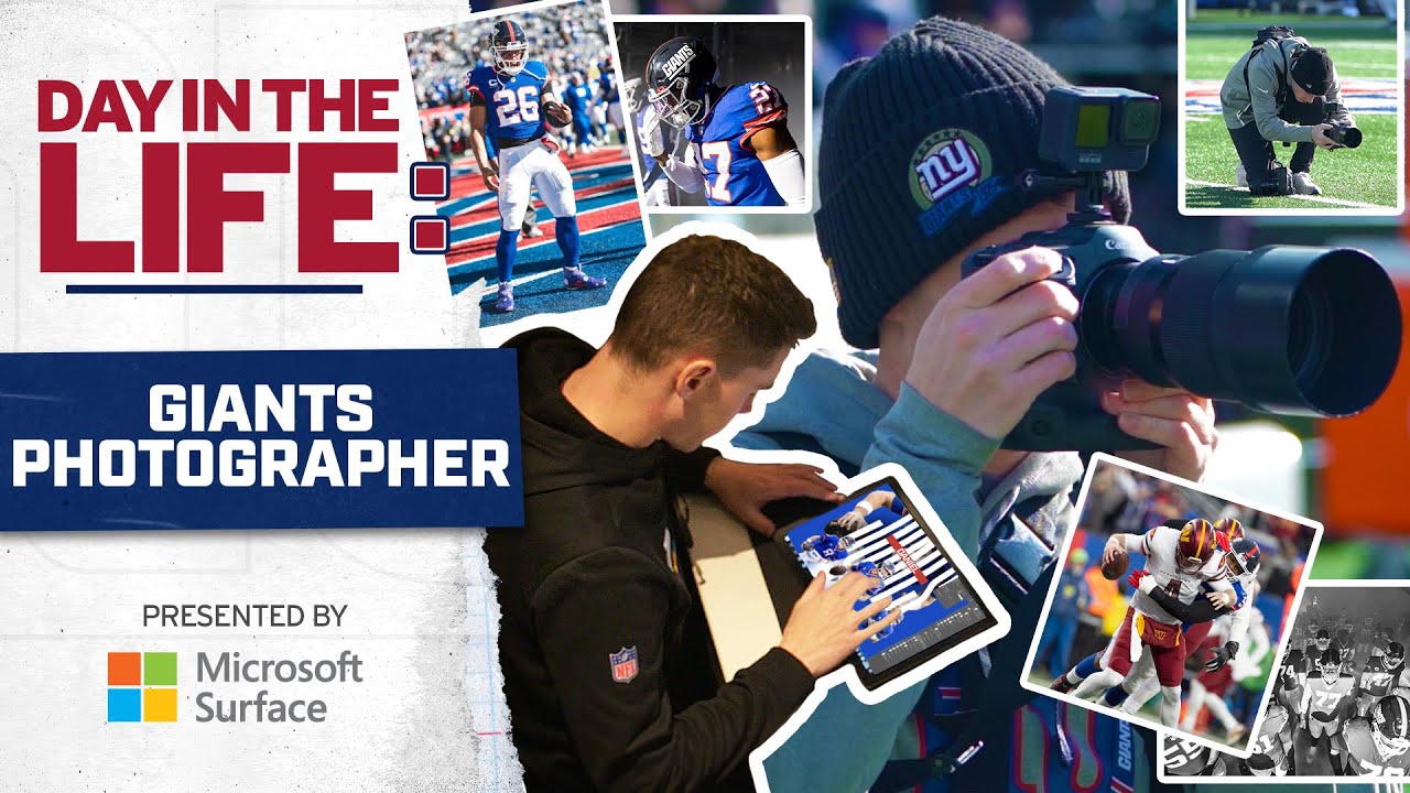 Day in the Life: Giants Photographer | New York Giants - YouTube