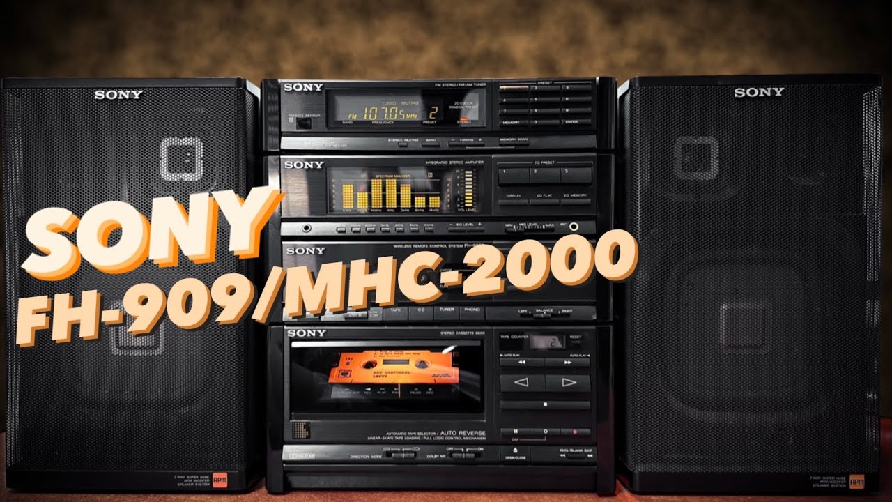 SONY MHC-2000 / FH-909 Vintage HiFi Stereo Component System - YouTube