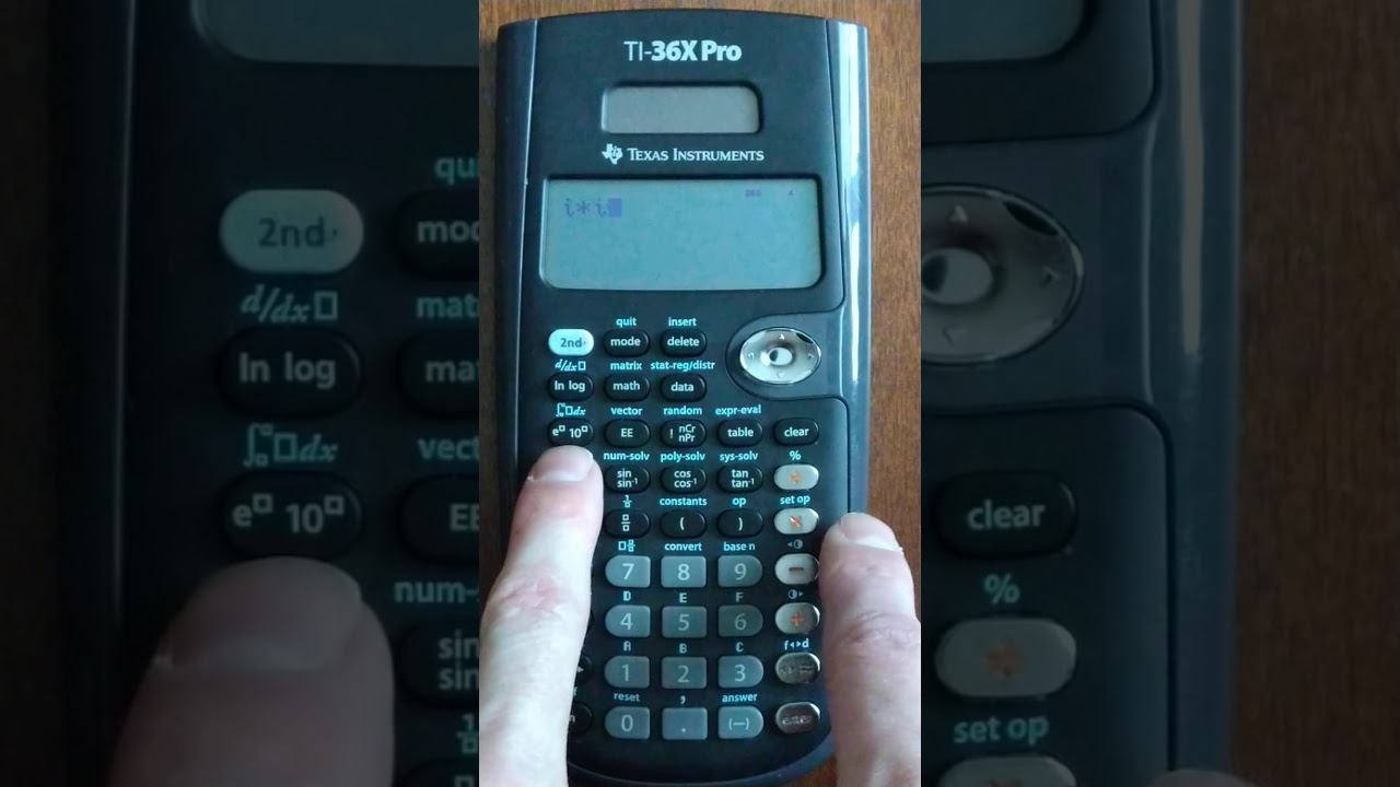 CASIO fx-991EX -vs- TI-36X Pro -vs- SHARP EL-W516X Comparison -- i to a ...