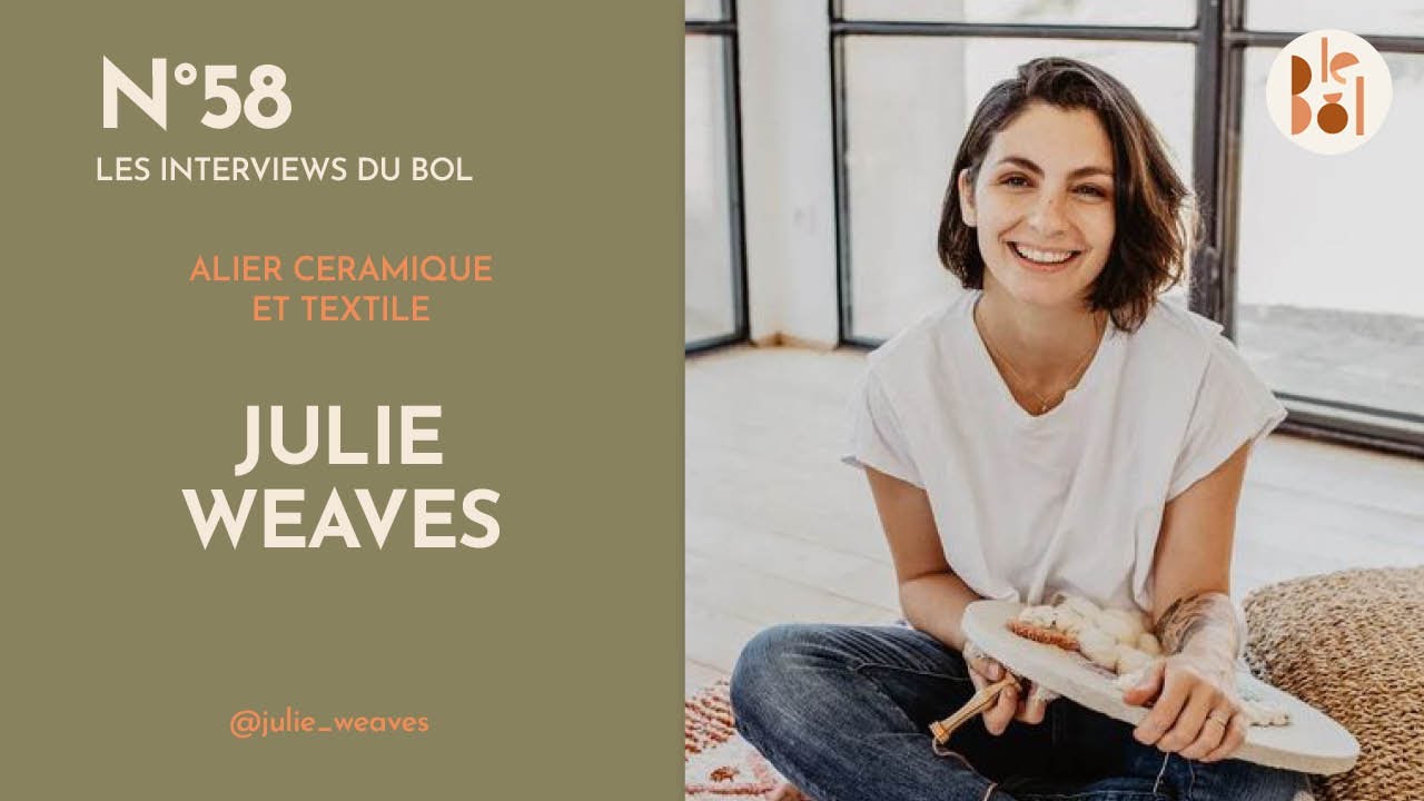 Alier Textile et Céramique - Julie Weaves - YouTube