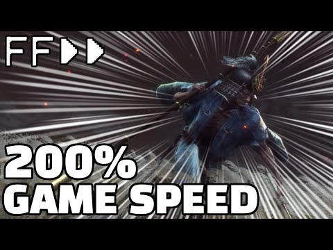 Sekiro, but the entire game runs TWICE AS FAST