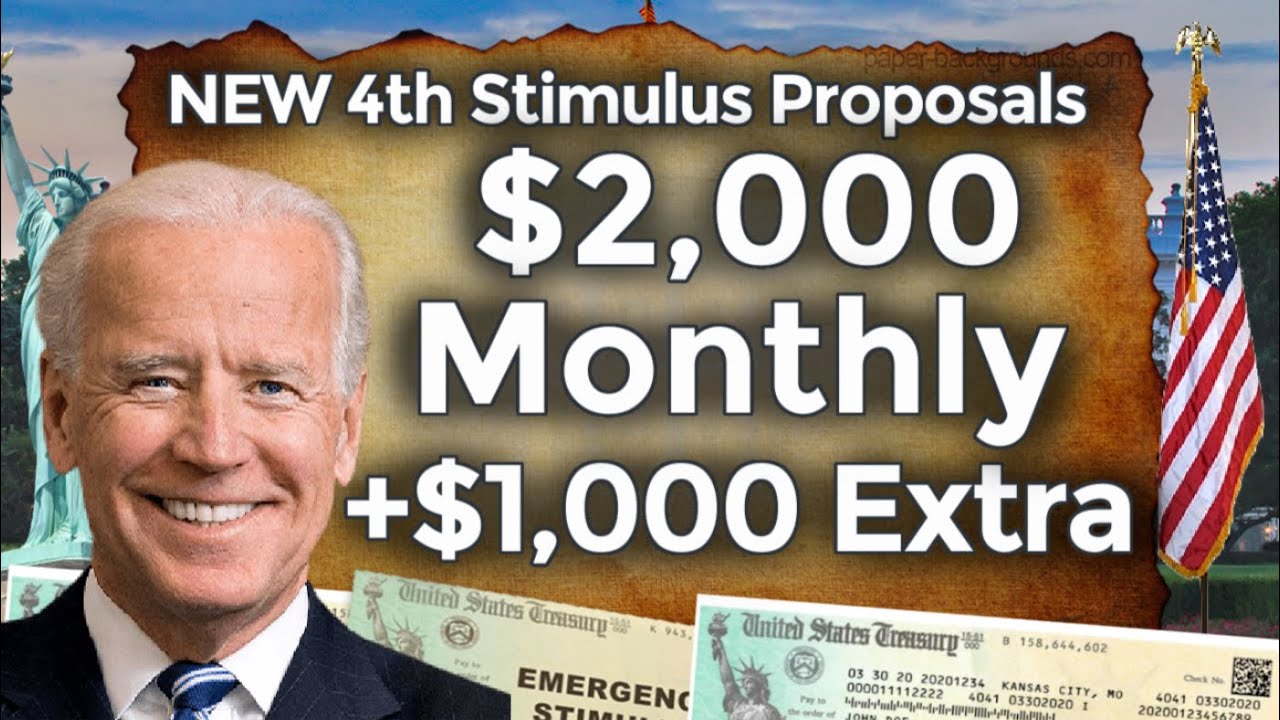 NEW MONTHLY 4th STIMULUS CHECK UPDATE!! $2,000 Fourth Stimulus Package ...