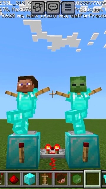 How to make dancing clone in Minecraft pe | Minecraft tik tok hack # ...